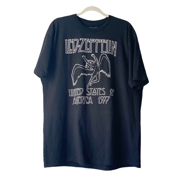 led zeppelin | Shirts | Led Zeppelin Black Tee Shirt | Poshmark